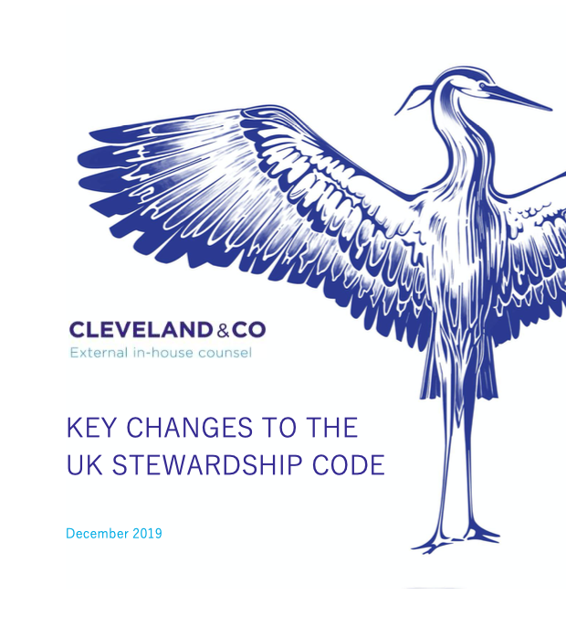 Key changes to the UK Stewardship Code_2019-12_icon - Cleveland & Co ...